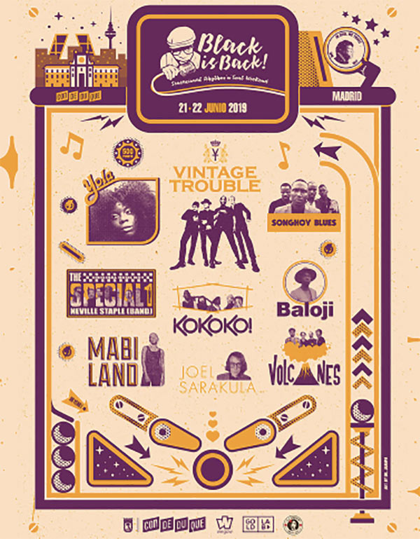 BLACK IS BACK - Cartel y entradas para el festival BLACK IS BACK