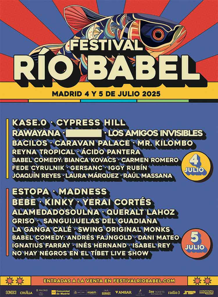 RÍO BABEL - Cartel y entradas para el festival RÍO BABEL