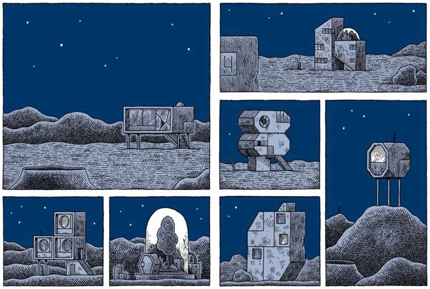 Tom Gauld, un británico en el espacio exterior
