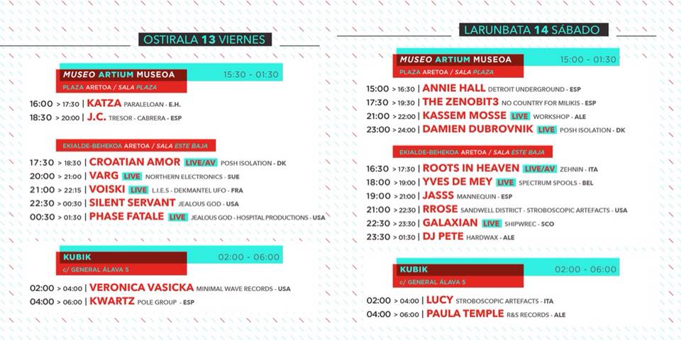 Mugako Festival vuelve a llenar de electrónica Vitoria-Gasteiz