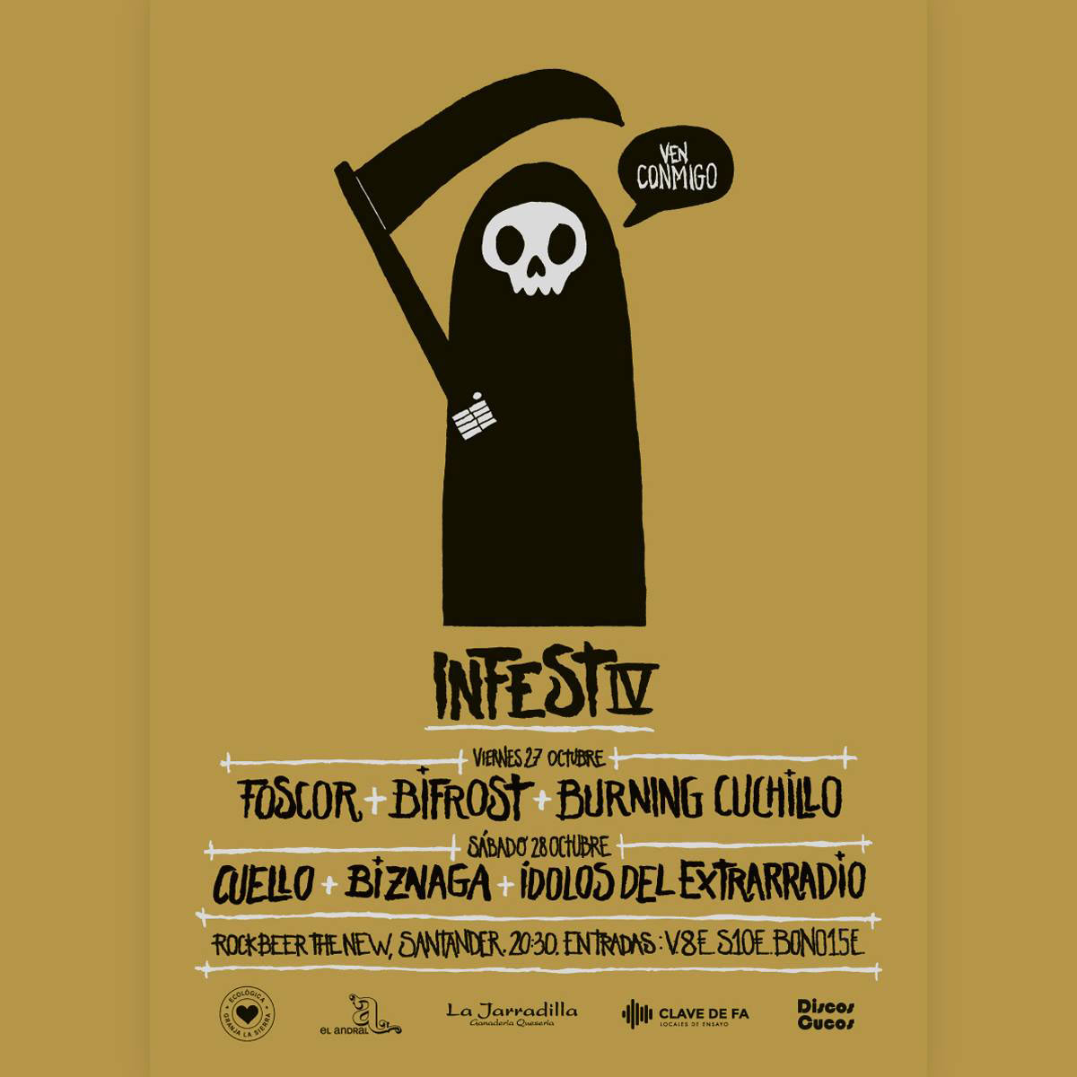 INFEST - Cartel y entradas para el festival INFEST