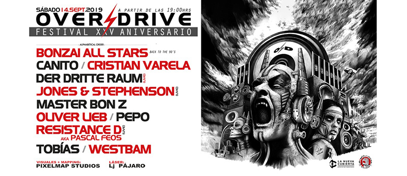 Overdrive celebrará su 25 aniversario con un festival en septiembre