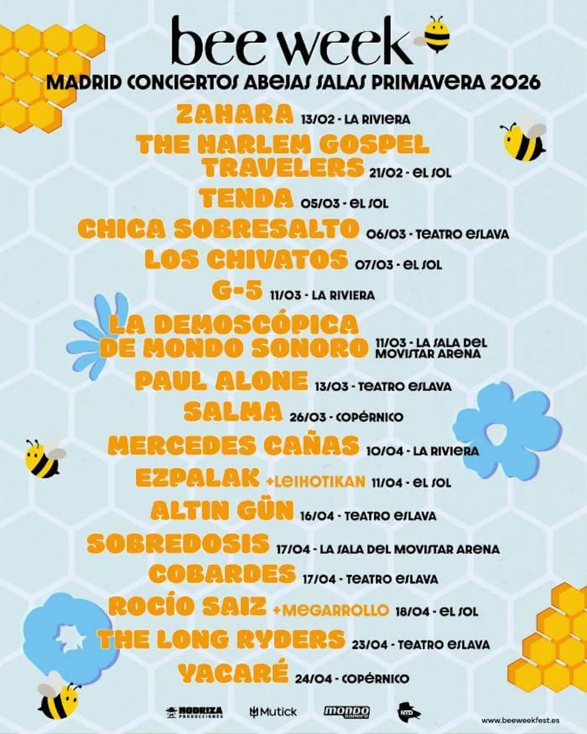 Bee Week - Cartel y entradas para el festival Bee Week