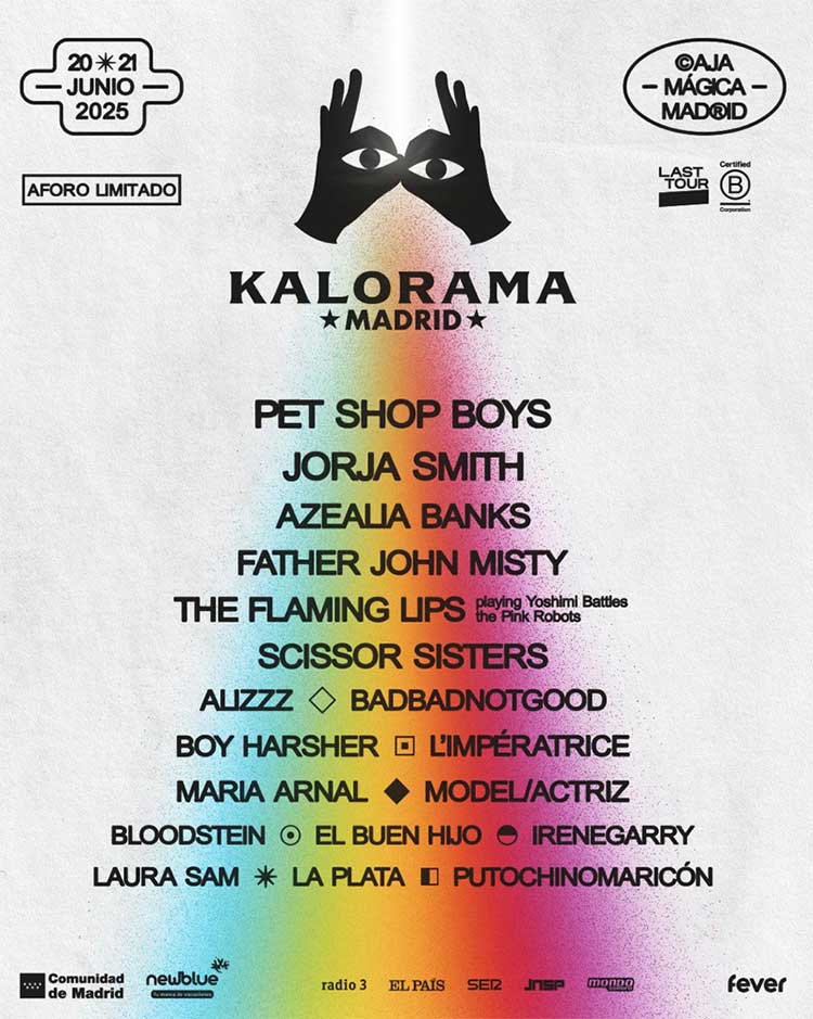 KALORAMA - Cartel y entradas para el festival KALORAMA